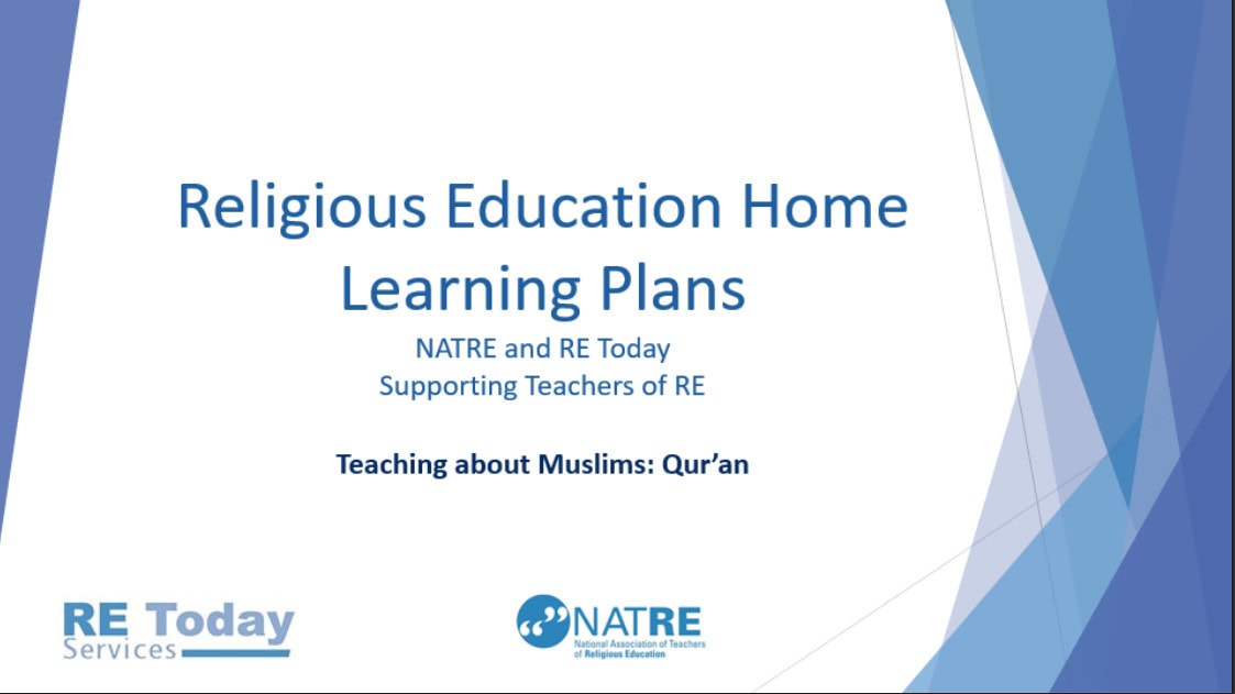 My life my religion Islam - The Qur'an Presentation (home learning) – NATRE
