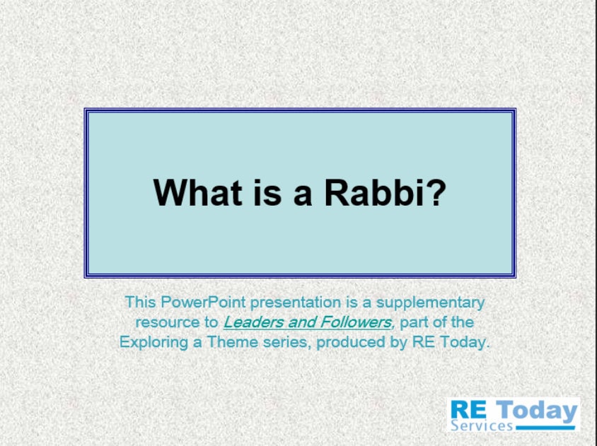 What is a Rabbi? – NATRE