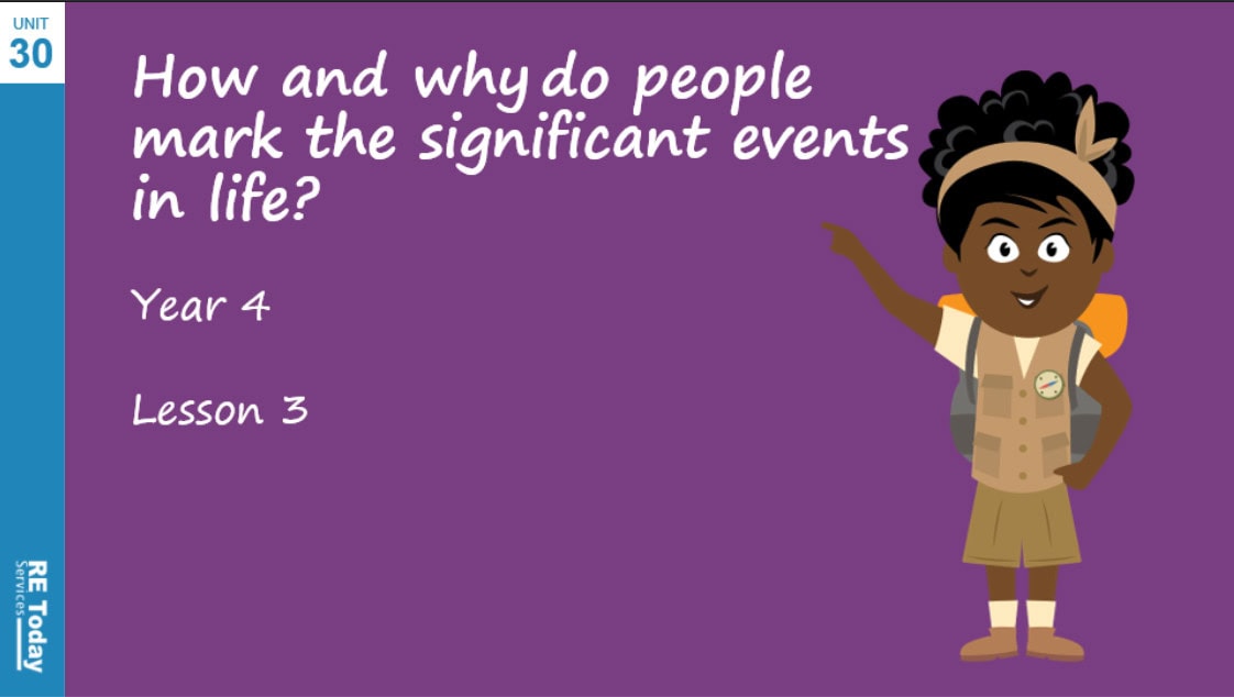 Year 4 - How and why do people mark the significant events in life ...