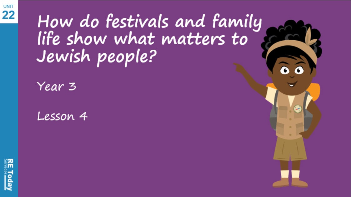 Year 3 - How do festivals and family life show what matters to Jewish ...